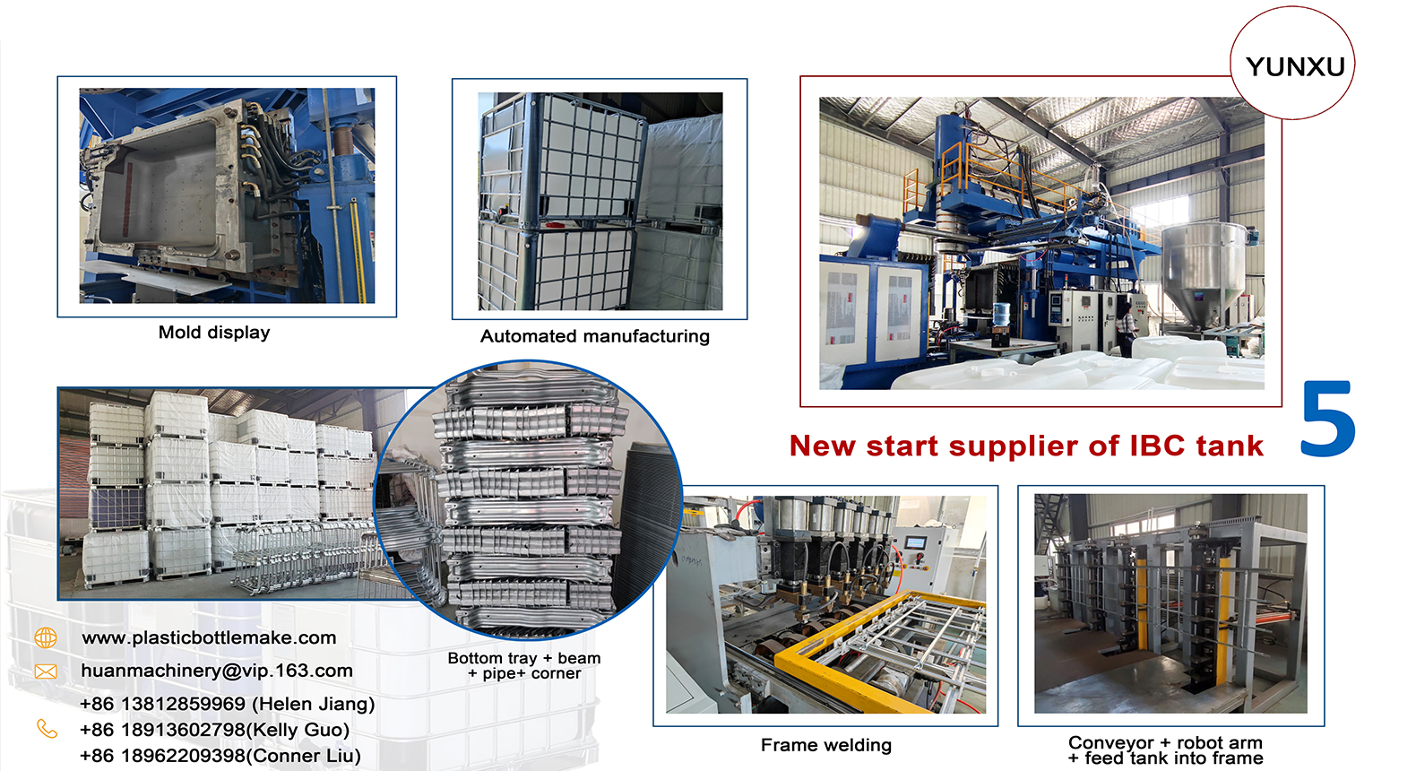 IBC tank production line - Huan Machinery