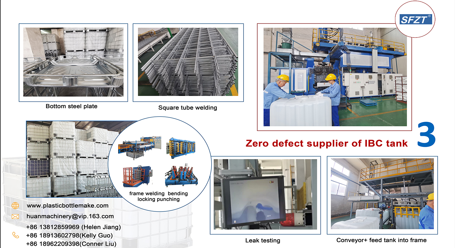 IBC tank production line - Huan Machinery